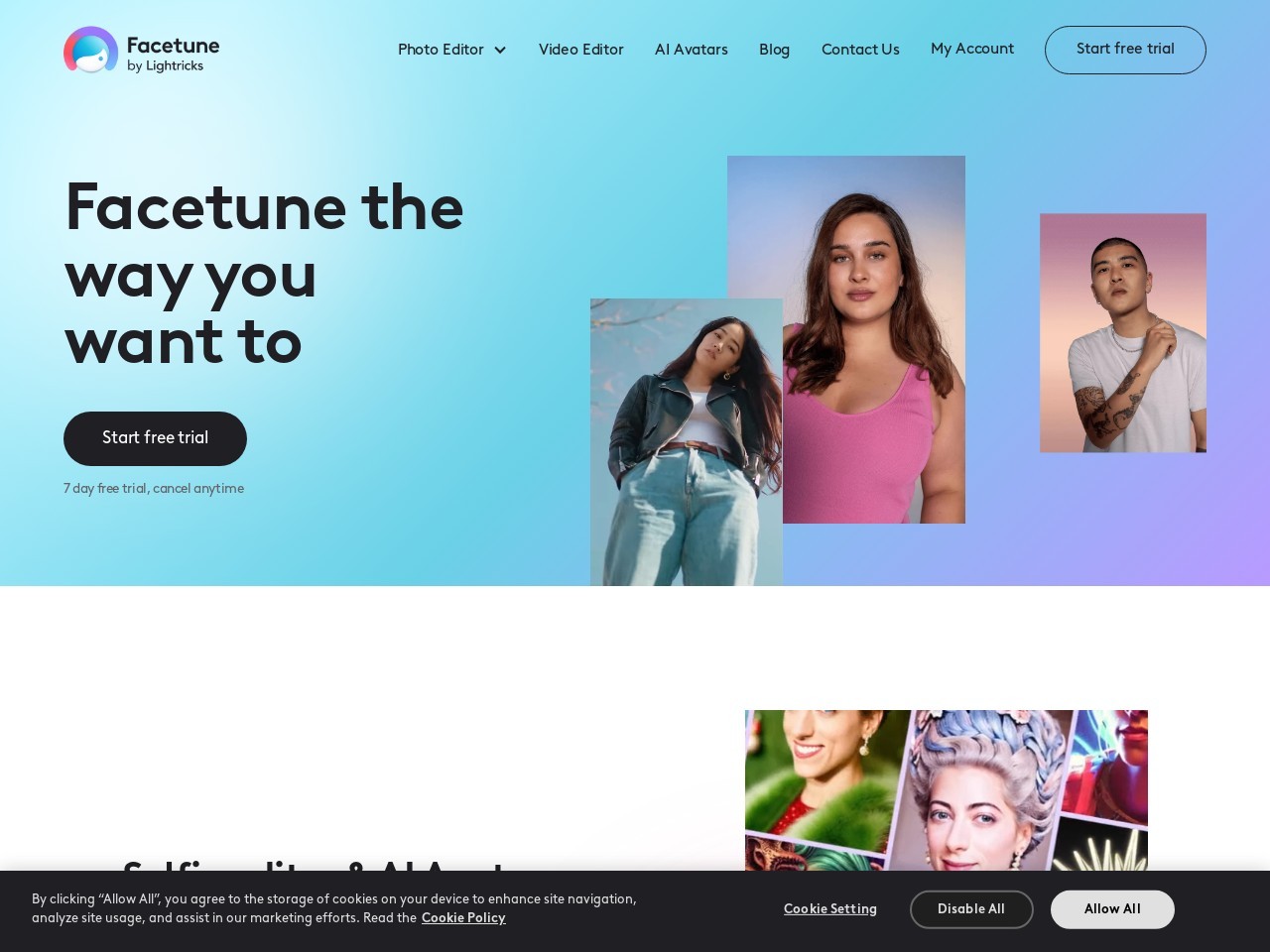 Facetune: The Premier AI-Powered Selfie Editor & Avatar Generator - AI ...
