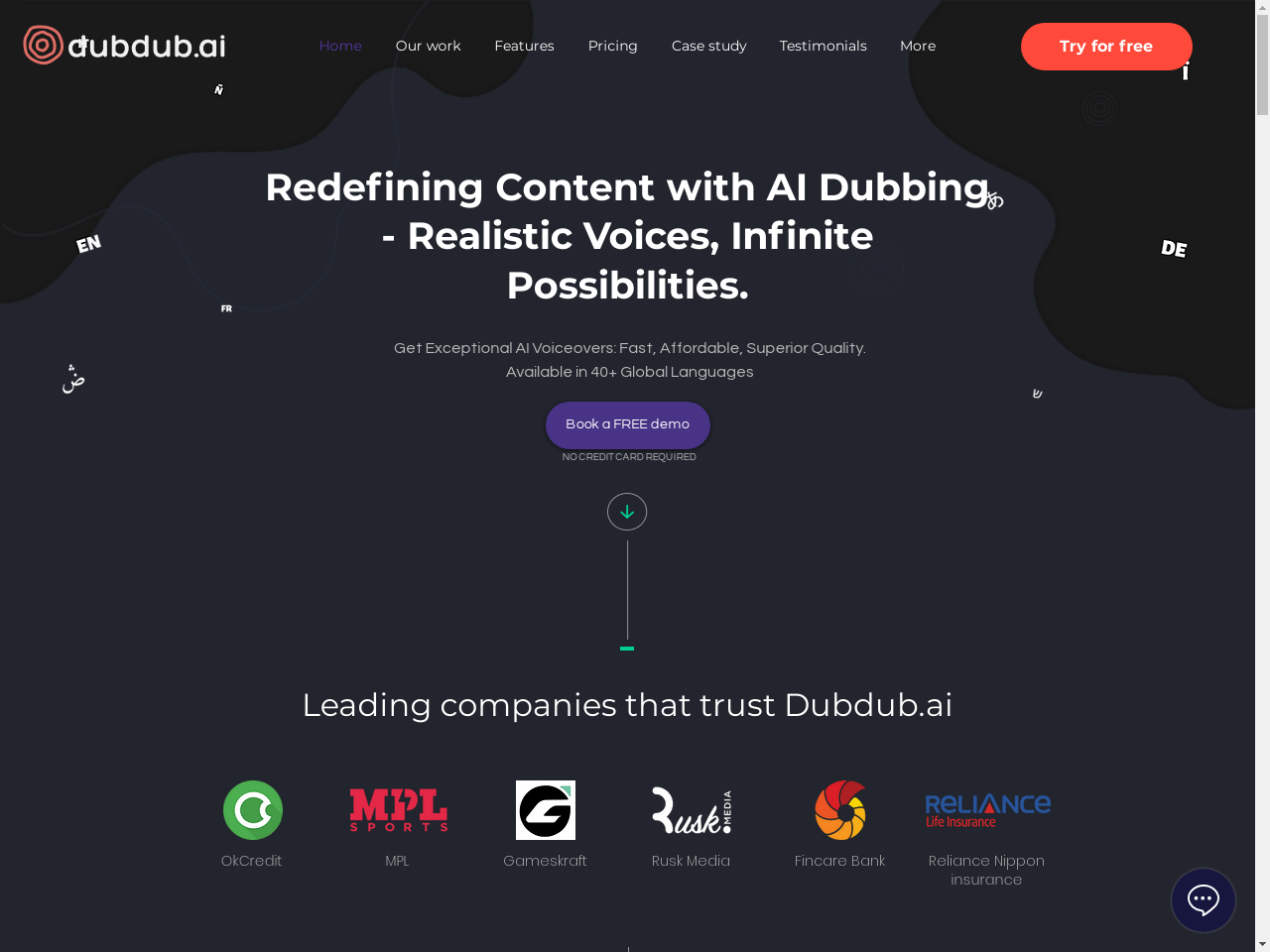 Dubdub.ai: The Future of AI-Enhanced Dubbing Solutions - AI Fella