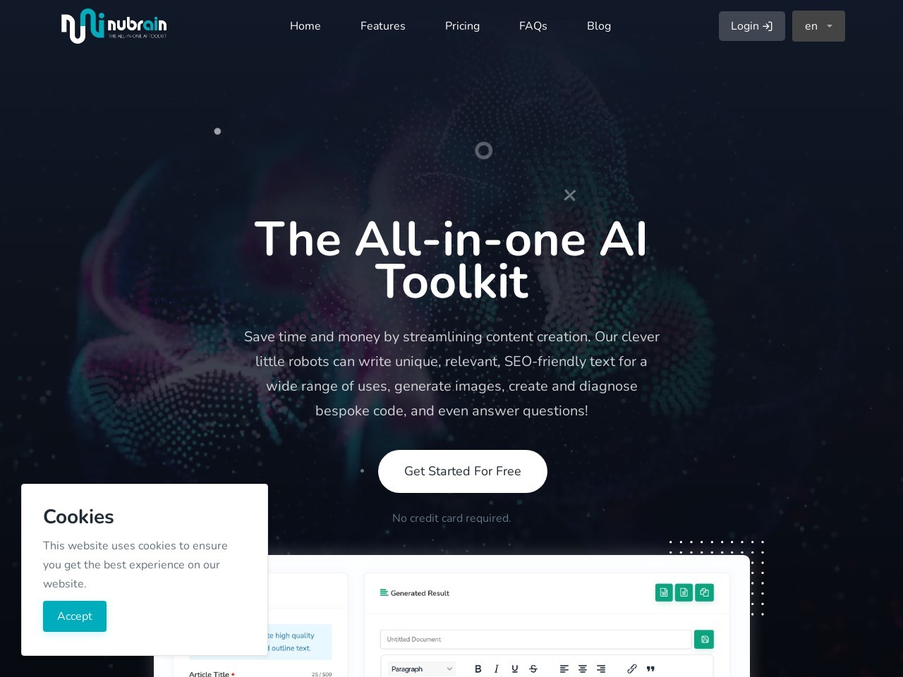 Nubrain.ai: Streamline Content Creation with All-in-one AI Toolkit - AI ... Nubrain.ai: Streamline Content Creation with All-in-one AI Toolkit - AI ...