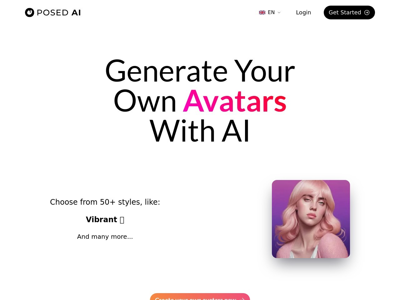 Posed AI: Elevate Your Digital Presence with AI-Crafted Avatars - AI Fella